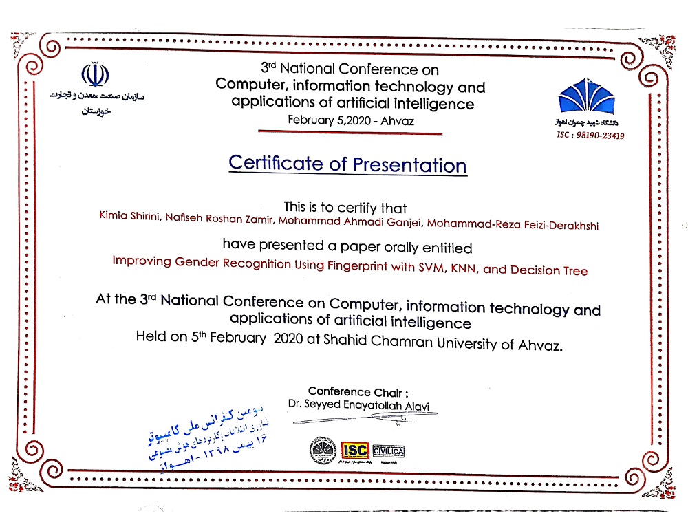 Certificates - Mohammad’s Homepage